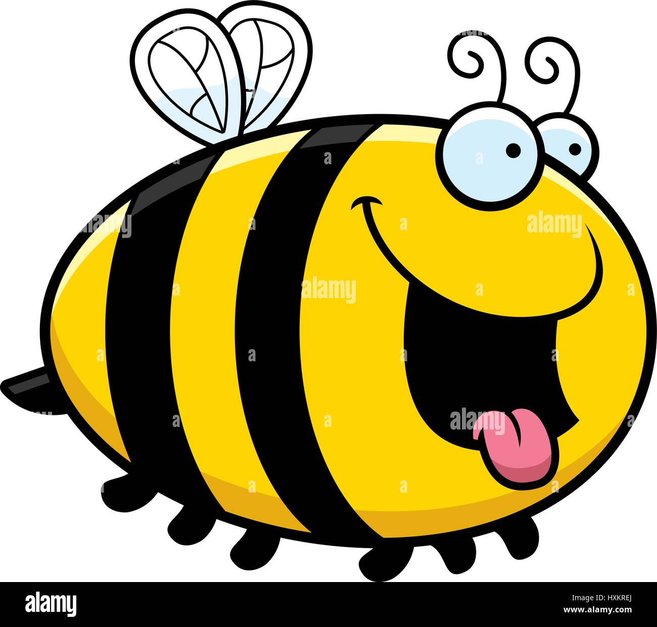 A cartoon illustration of a bee looking hungry Stock Vector Image & Art ...
