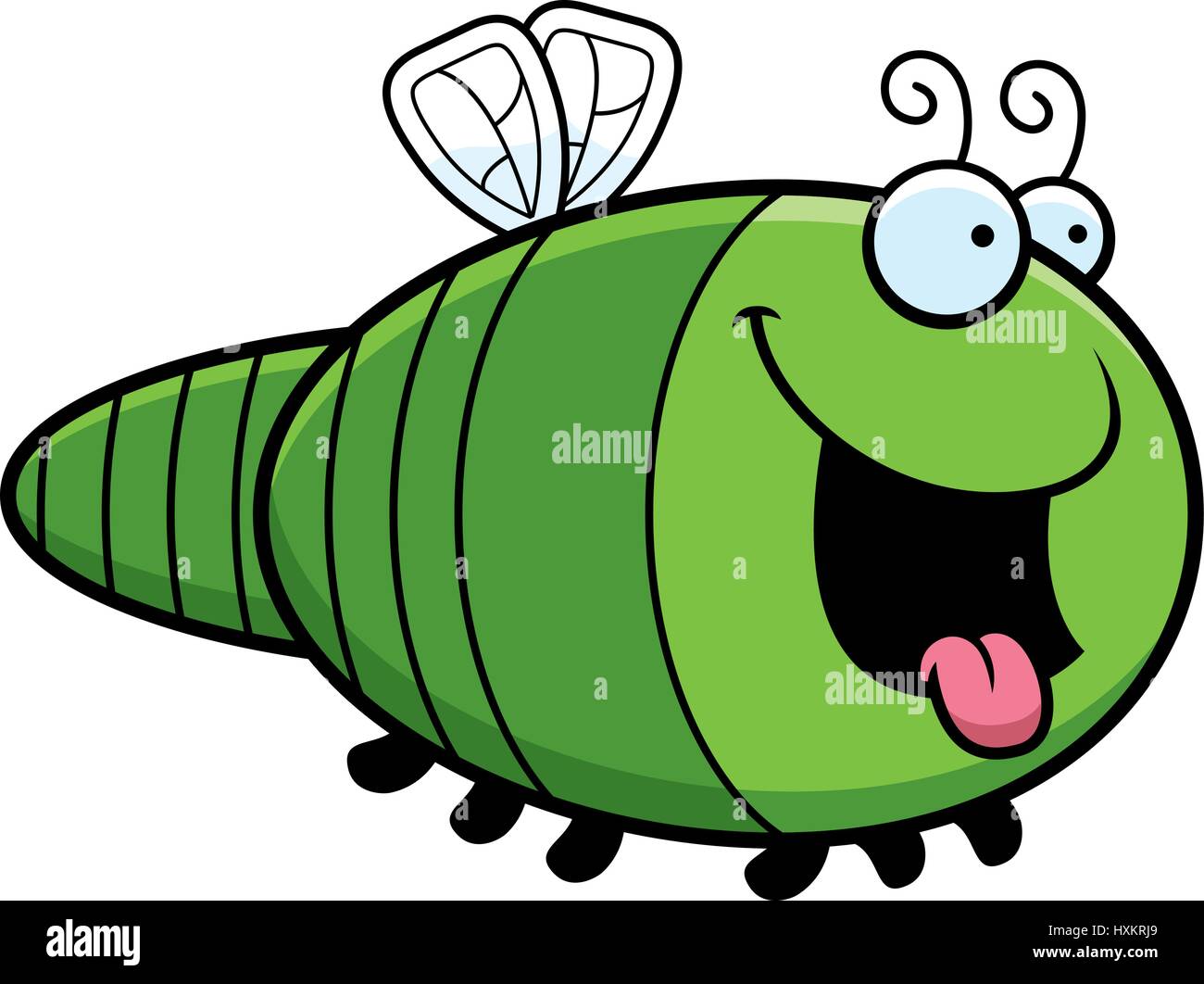A cartoon illustration of a dragonfly looking hungry Stock Vector Image ...