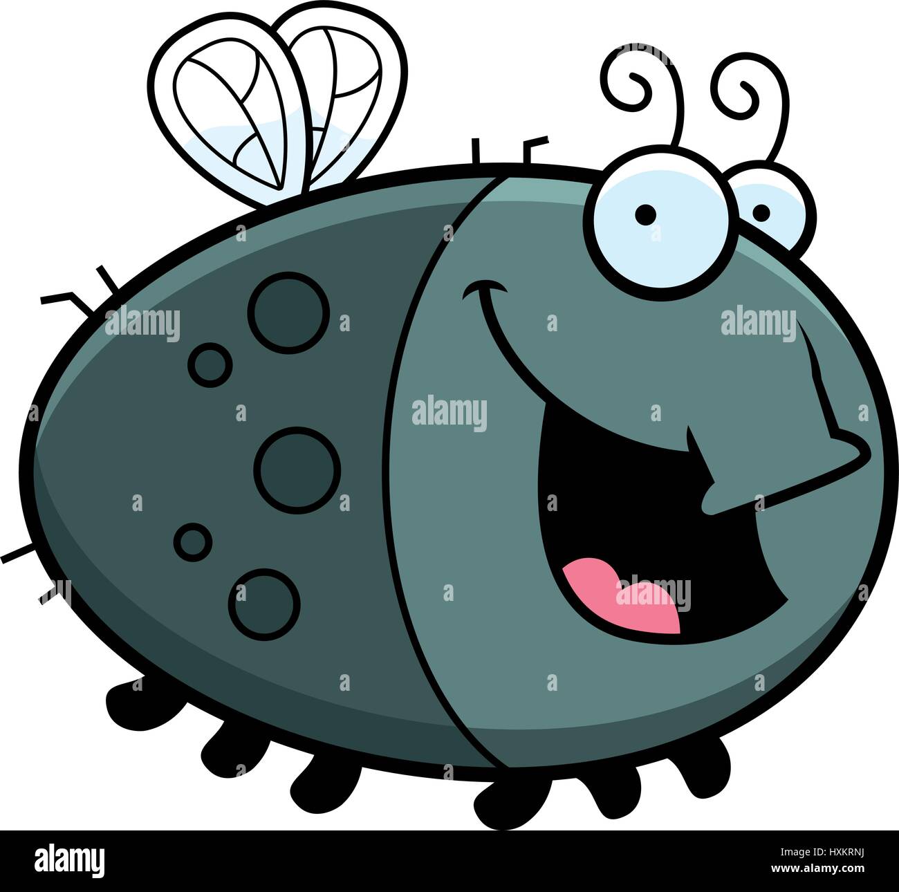 A cartoon illustration of a fly smiling Stock Vector Image & Art - Alamy