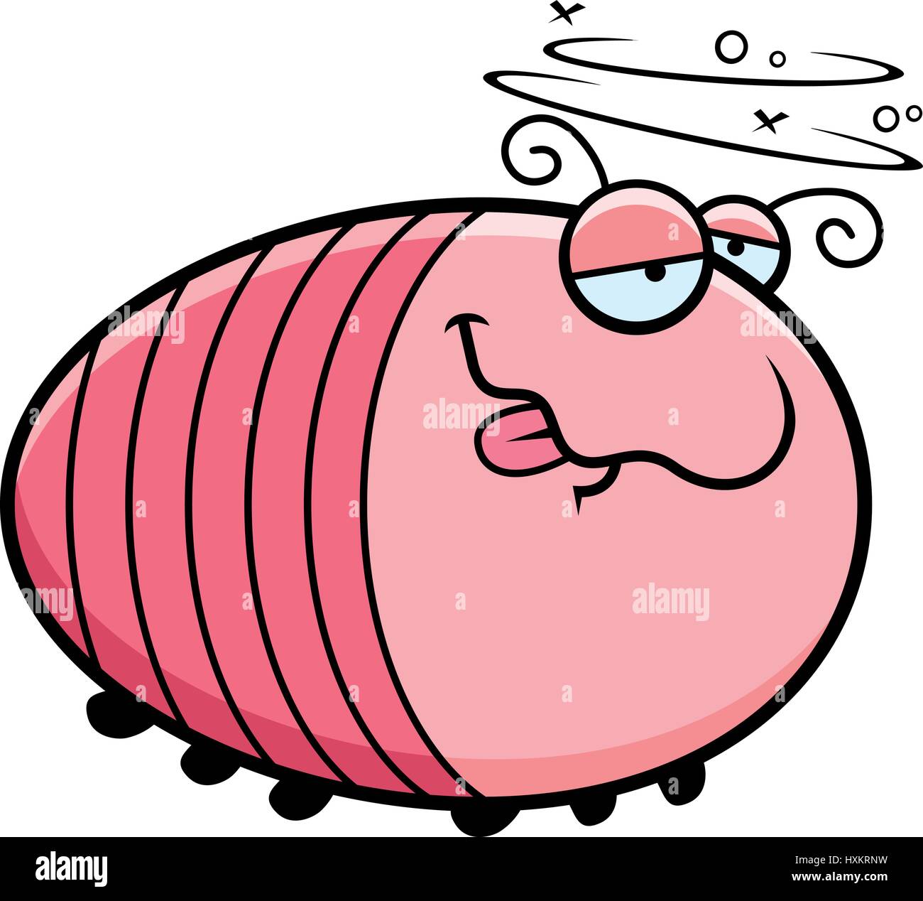 A cartoon illustration of a grub looking drunk Stock Vector Image & Art ...