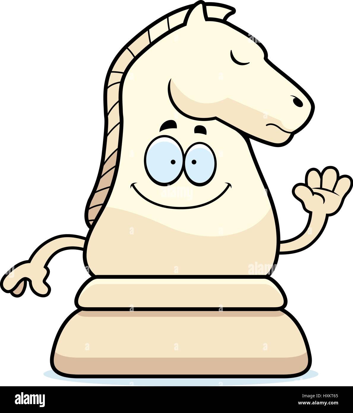Cartoon illustration knight chess piece hi-res stock photography and ...