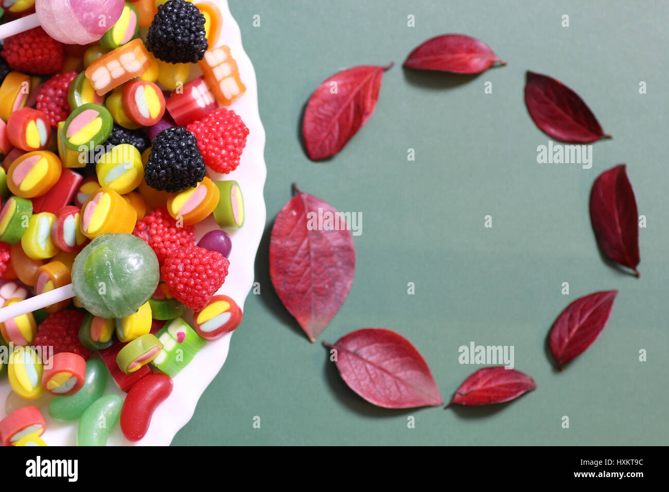 sweet candy jelly bean color Stock Photo - Alamy