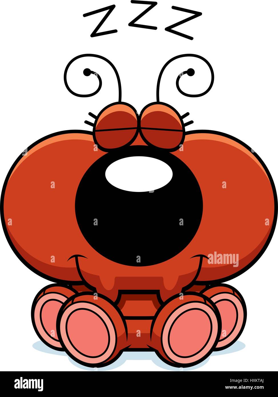 Sleeping ant Stock Vector Images - Alamy