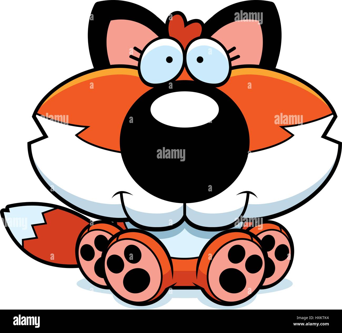 Fox and cub Stock Vector Images - Alamy