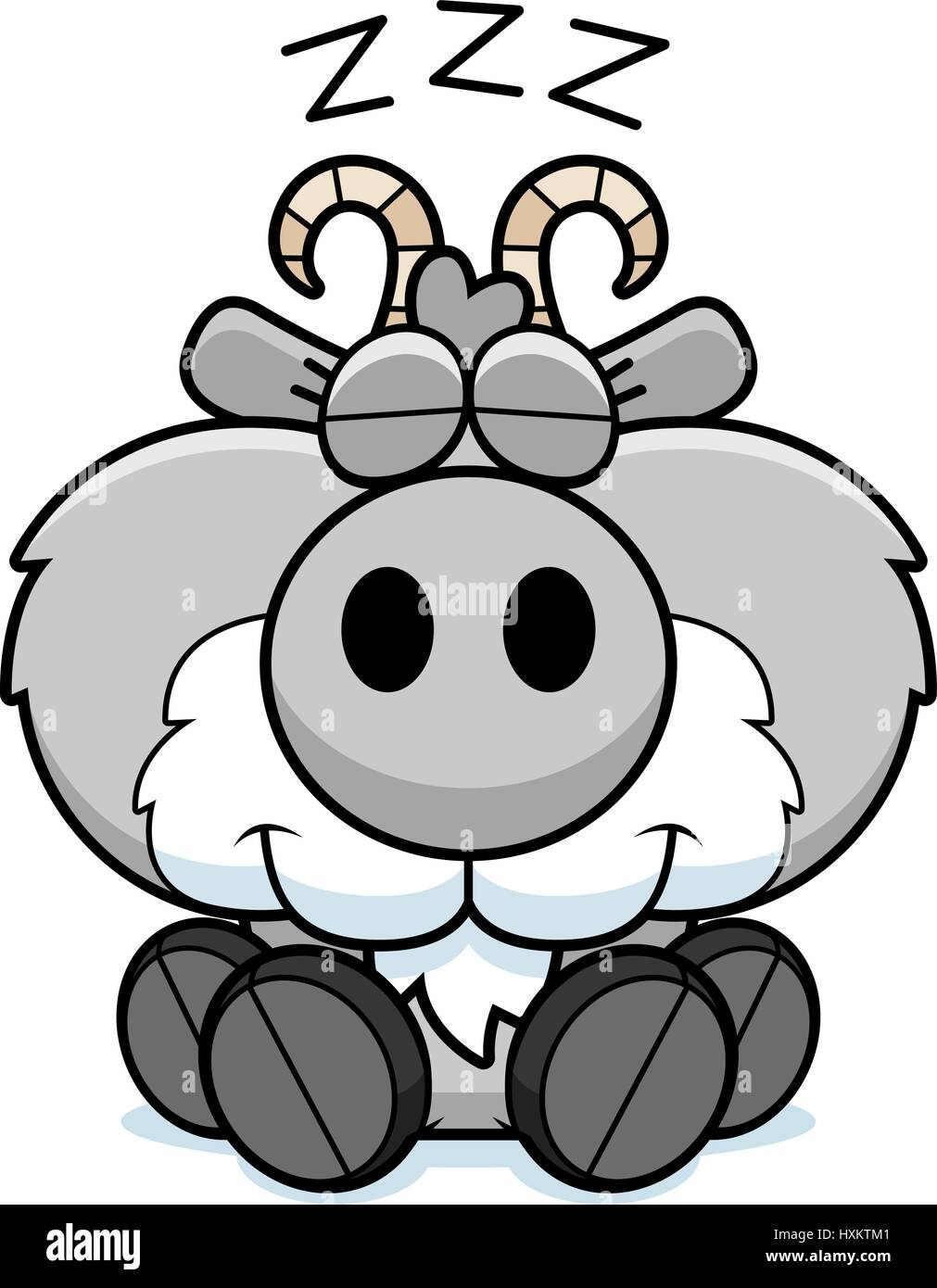 Happy billy goat smiling hi-res stock photography and images - Alamy