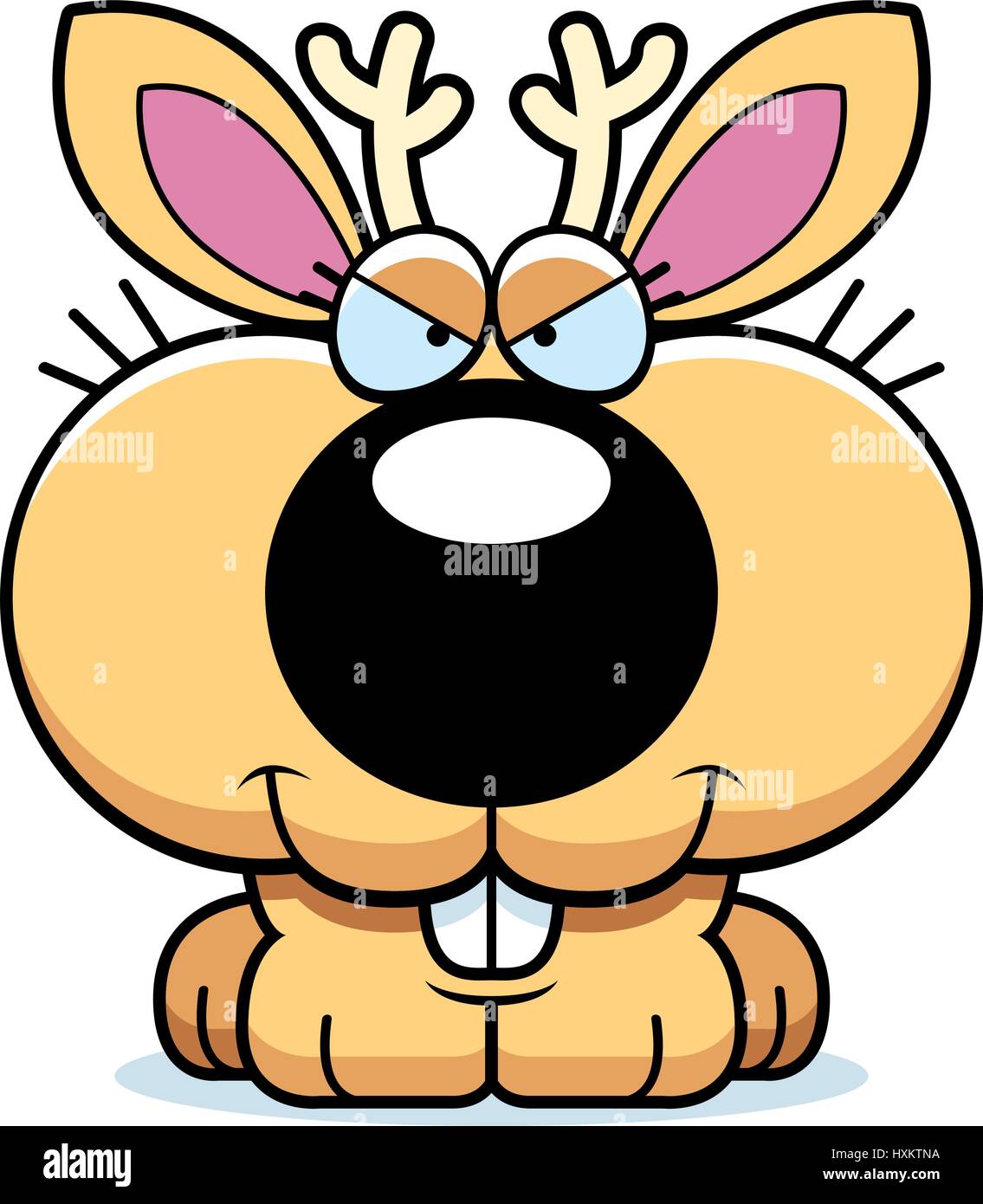 Jackalope illustration Stock Vector Images - Alamy