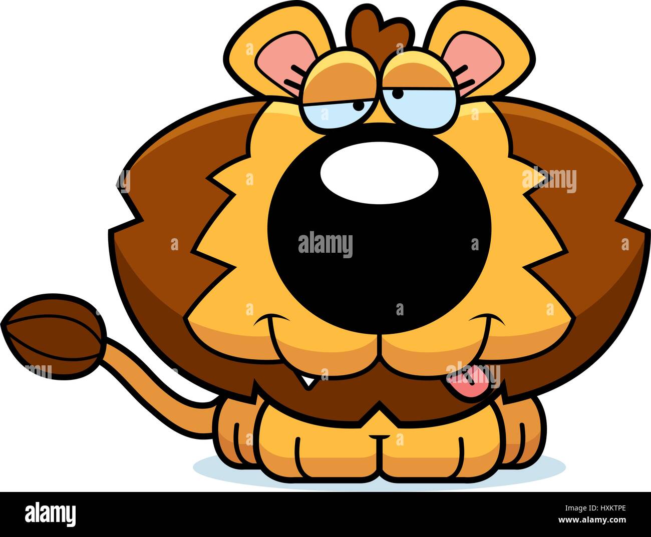 Lion tongue Stock Vector Images - Alamy