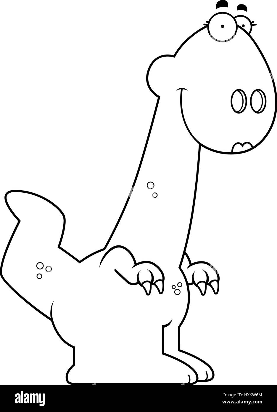 Cute Dinosaur Clipart Black And White