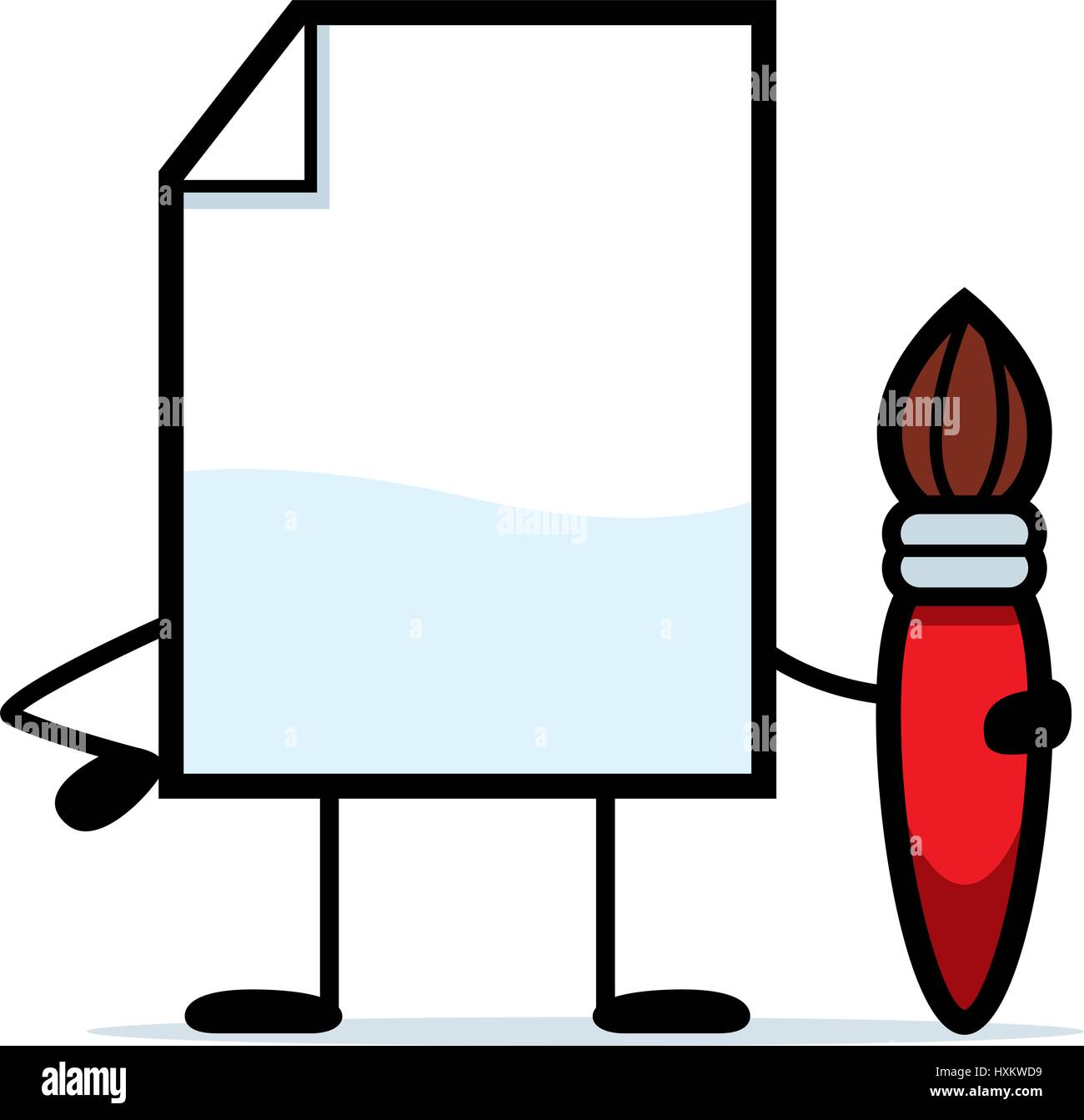 Paintbrush paper Stock Vector Images - Alamy