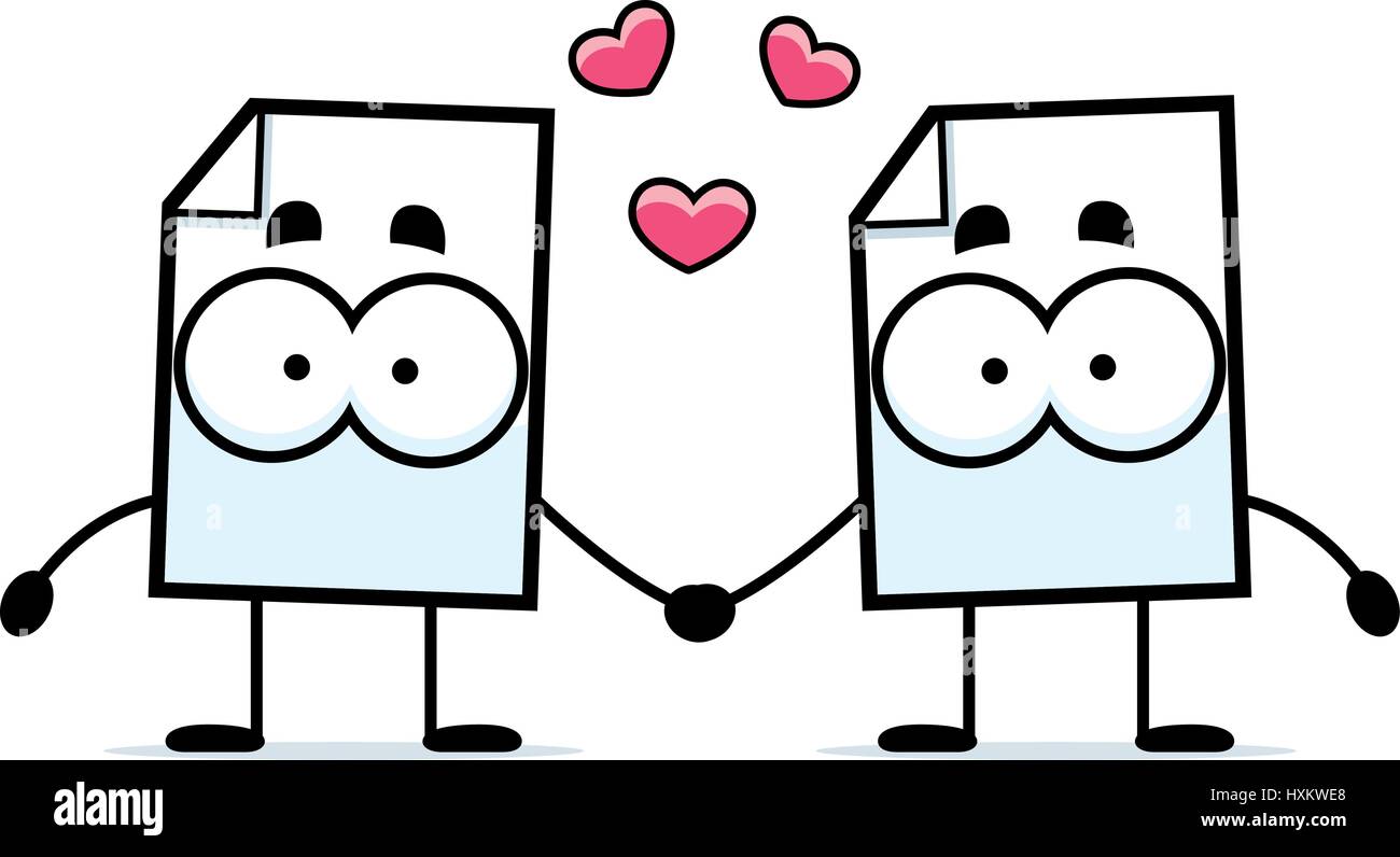 Cartoon hands holding piece paper hi-res stock photography and images ...