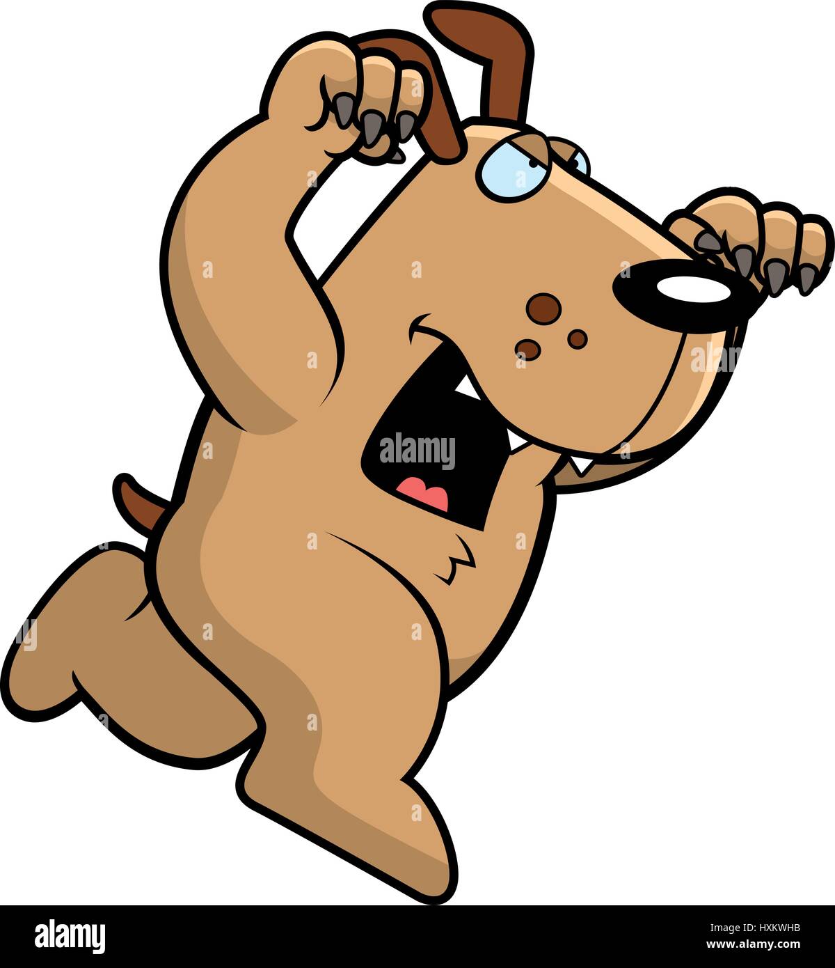 Attack by dog Stock Vector Images - Alamy