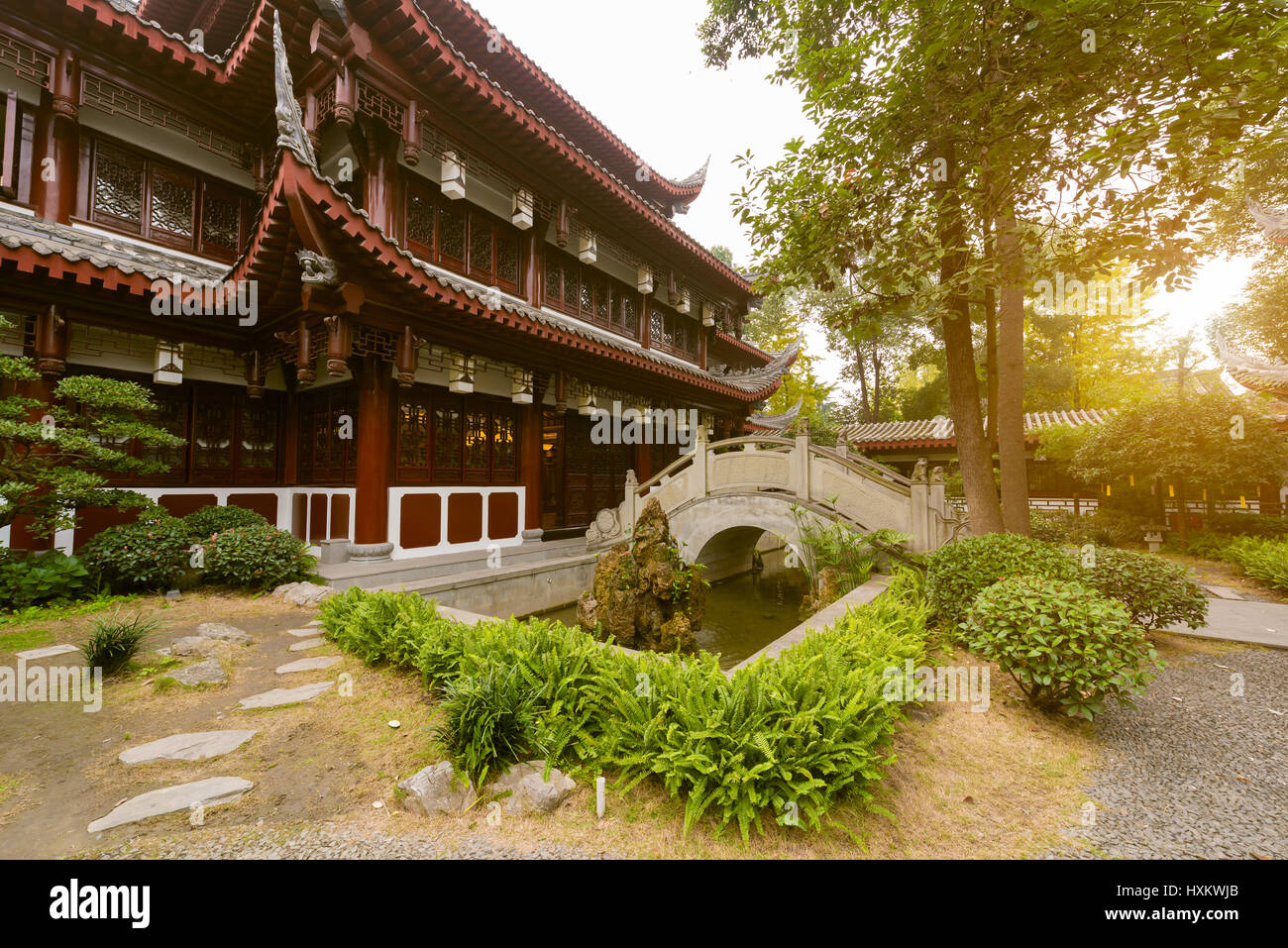 Chinese Stone Bridge Garden High Resolution Stock Photography and ...