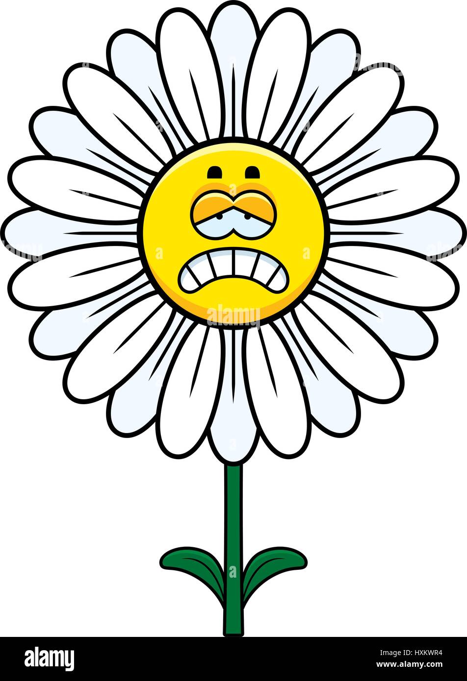 Sad daisy Stock Vector Images - Alamy