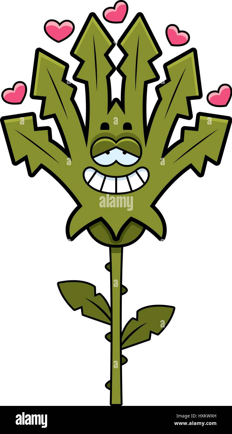 Cartoon illustration weed in love hi-res stock photography and images ...