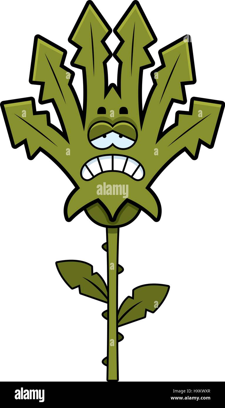 A cartoon illustration of a weed looking sad Stock Vector Image & Art ...