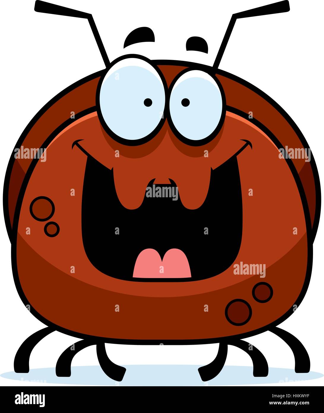 A cartoon illustration of a ant looking happy Stock Vector Image & Art ...