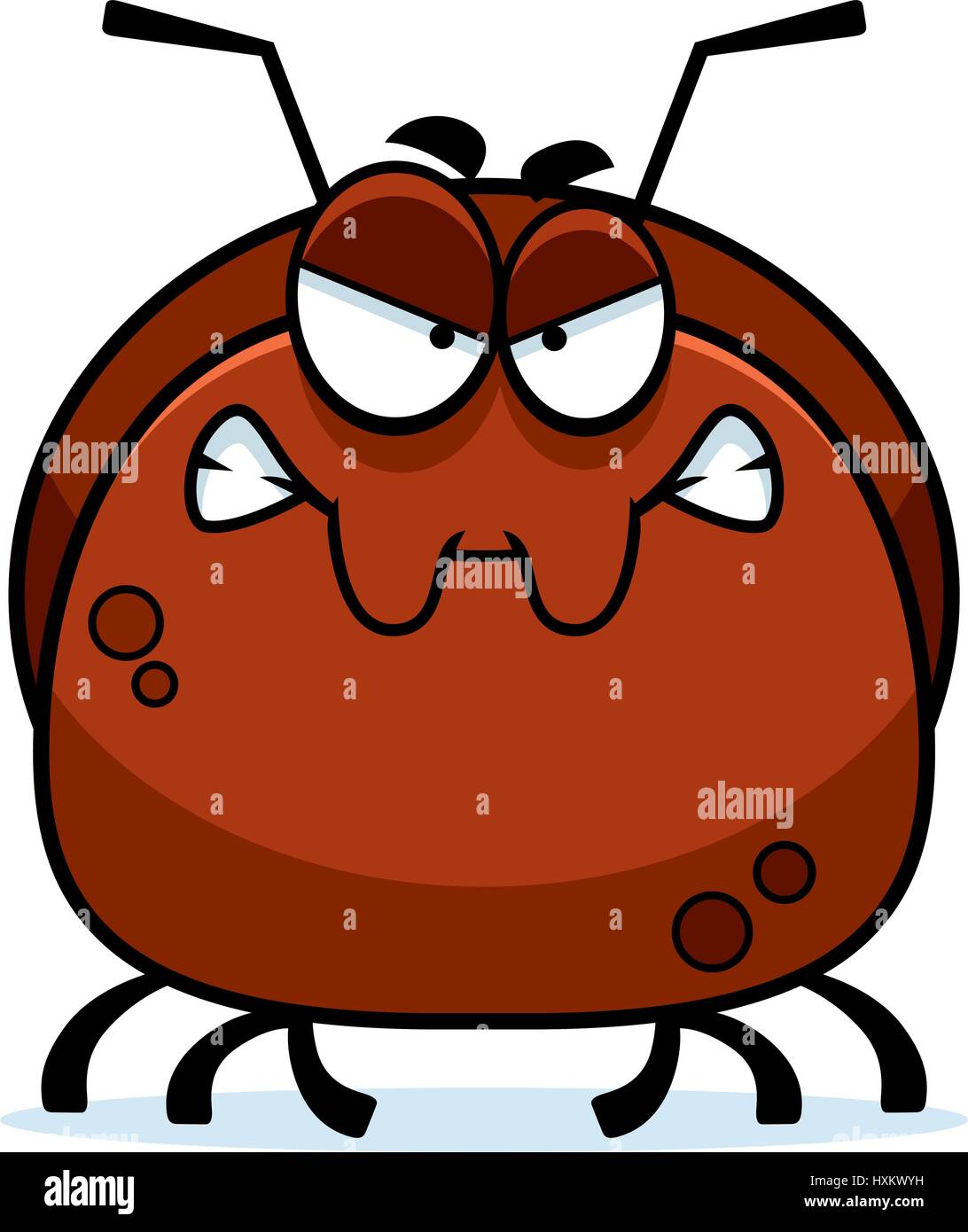 A cartoon illustration of a ant looking angry Stock Vector Image & Art ...