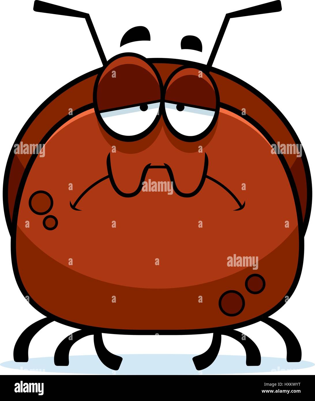 A cartoon illustration of a ant looking sad Stock Vector Image & Art ...