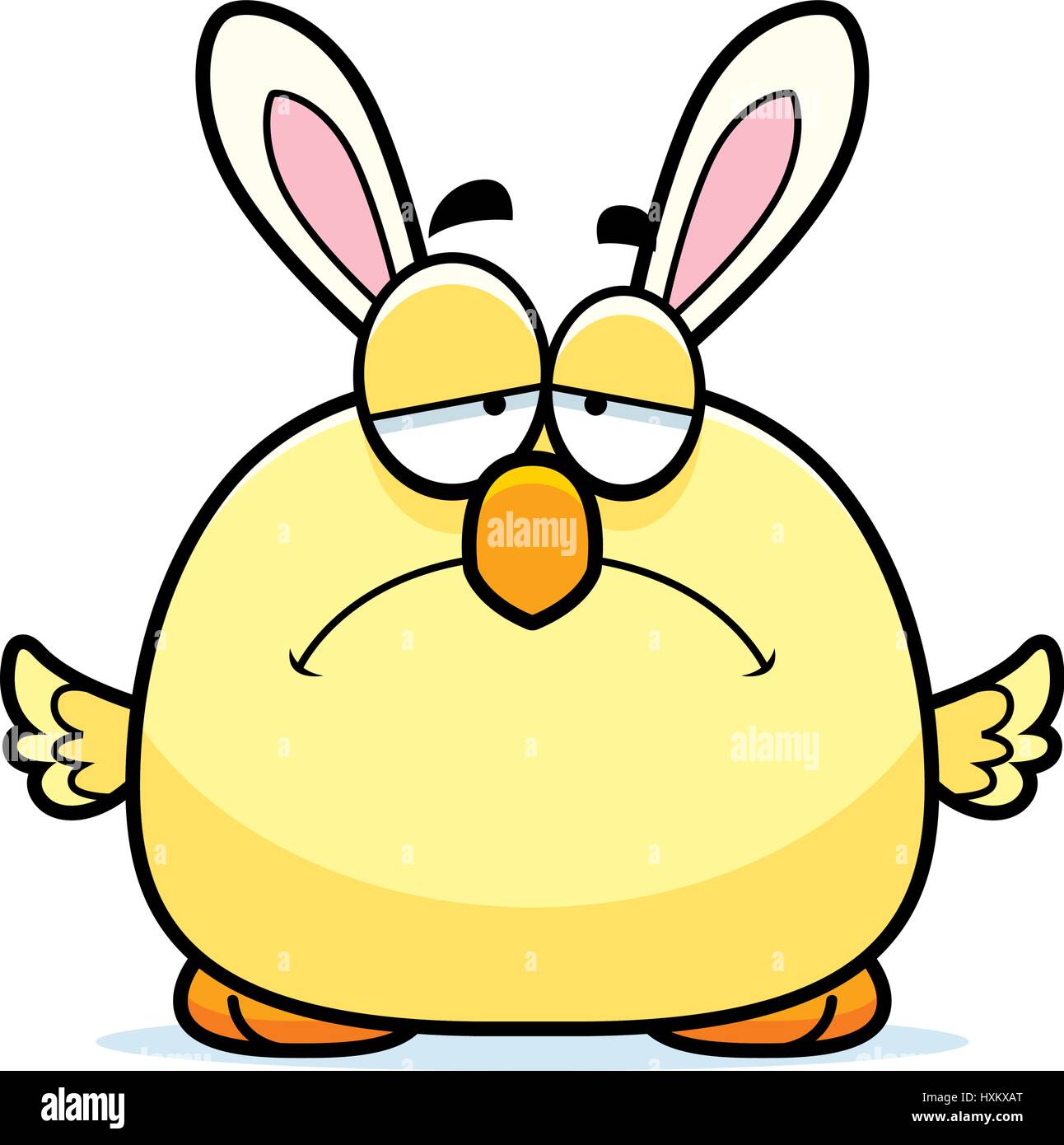 Cartoon illustration easter bunny sad hi-res stock photography and ...