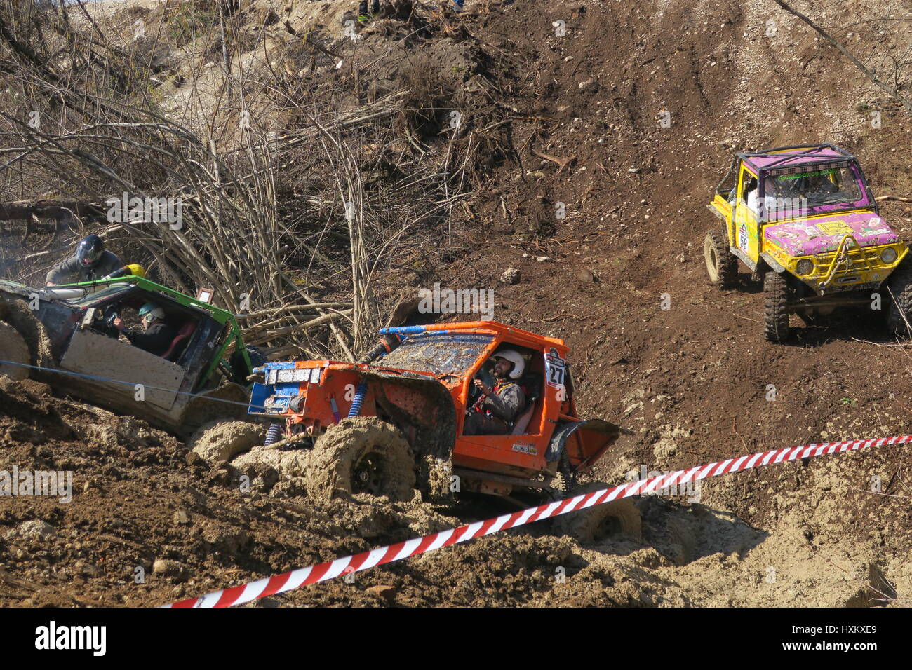 Car dirt road downhill hi-res stock photography and images - Alamy