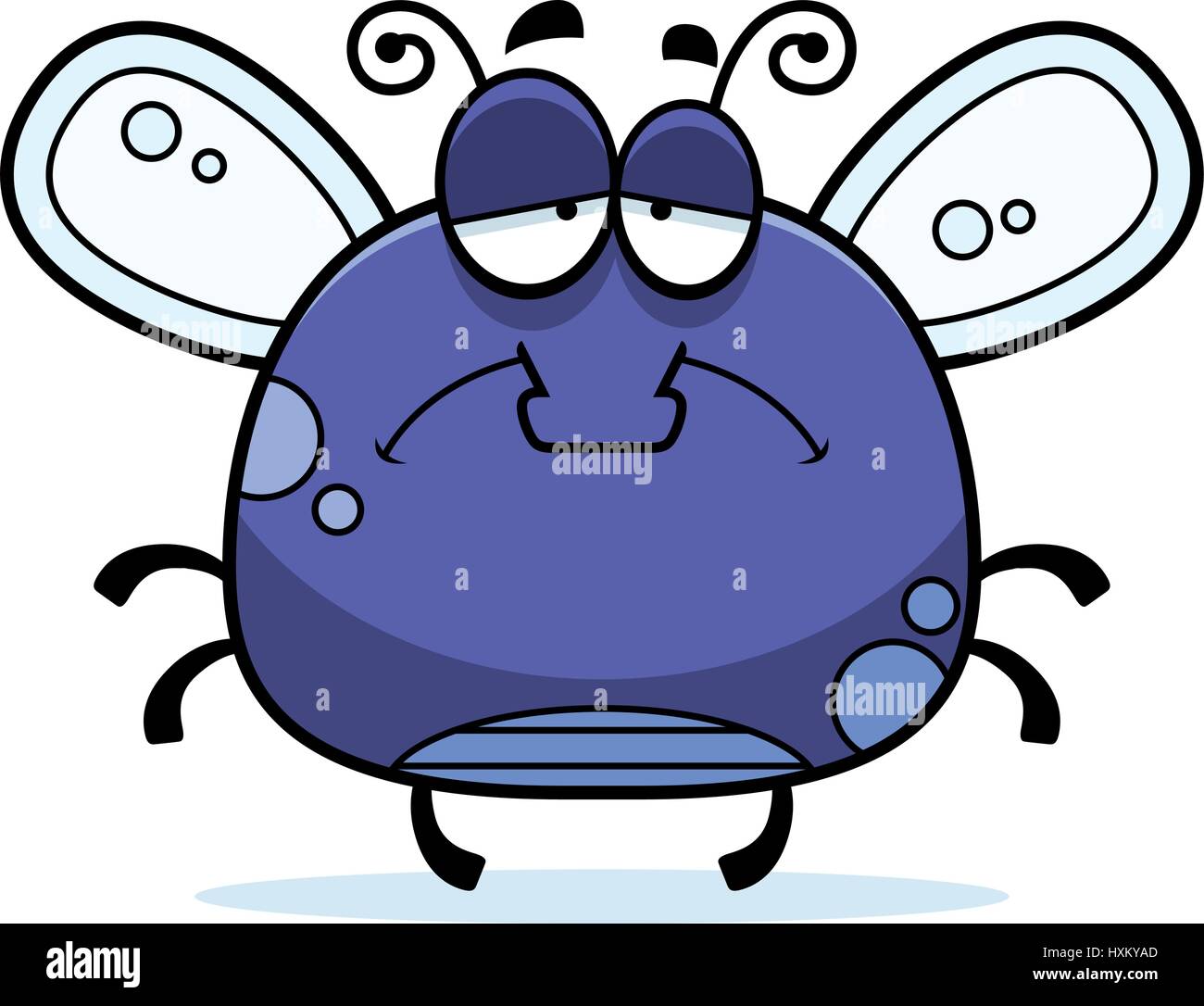 A cartoon illustration of a fly looking sad Stock Vector Image & Art ...