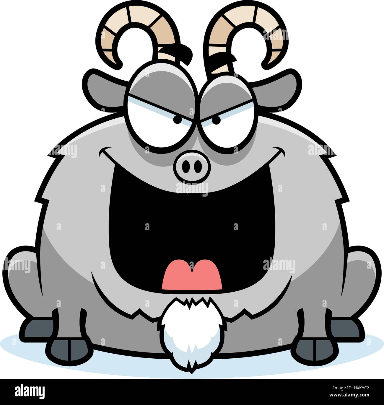 Angry goat cartoon hi-res stock photography and images - Alamy