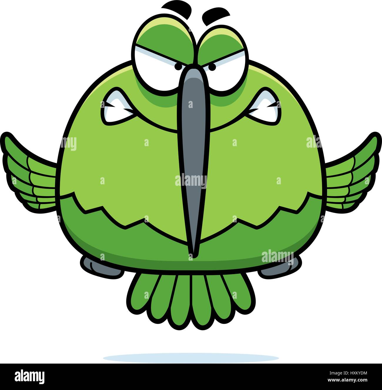 Angry looking bird Stock Vector Images - Alamy