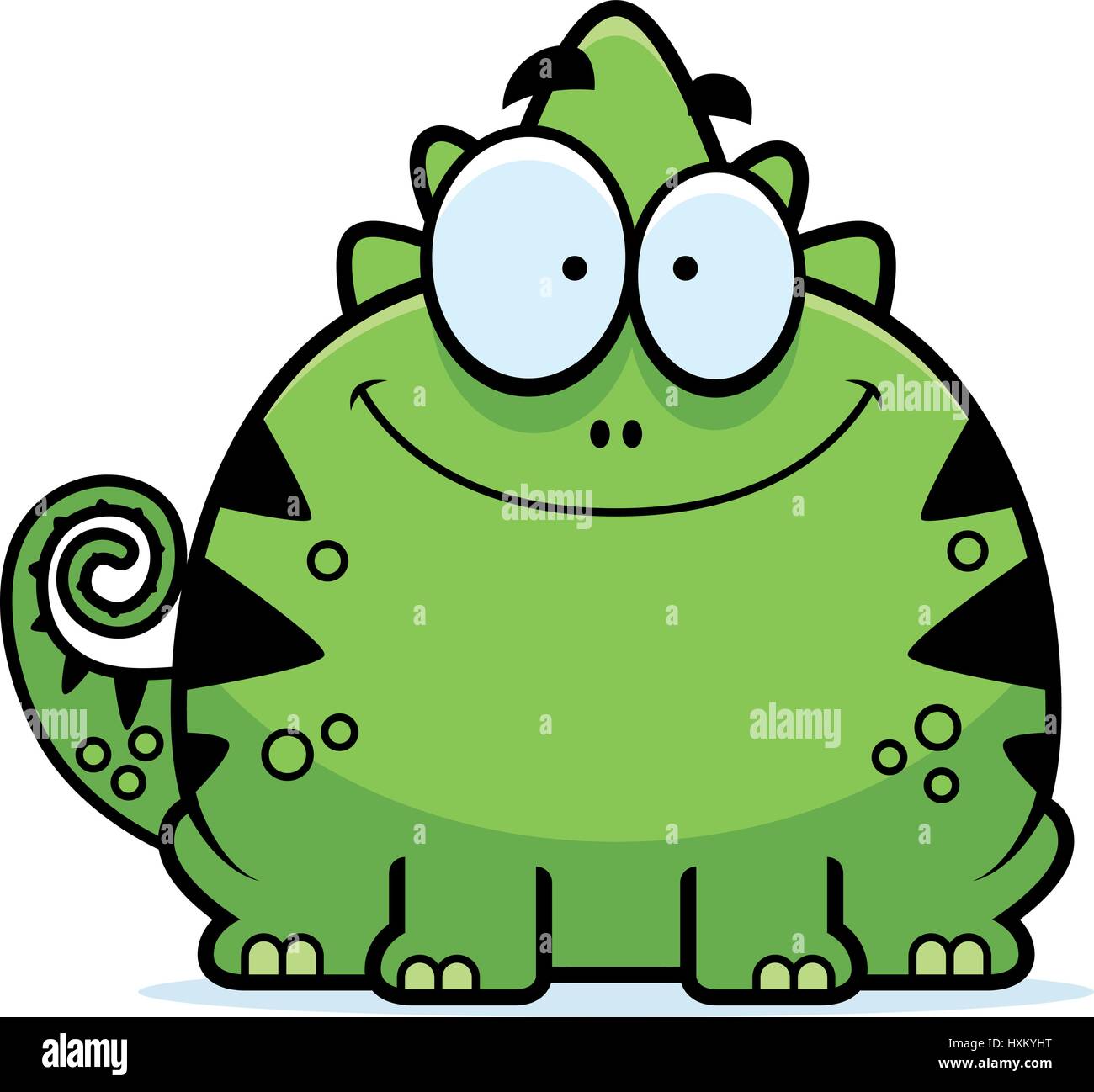 A cartoon illustration of a lizard smiling Stock Vector Image & Art - Alamy