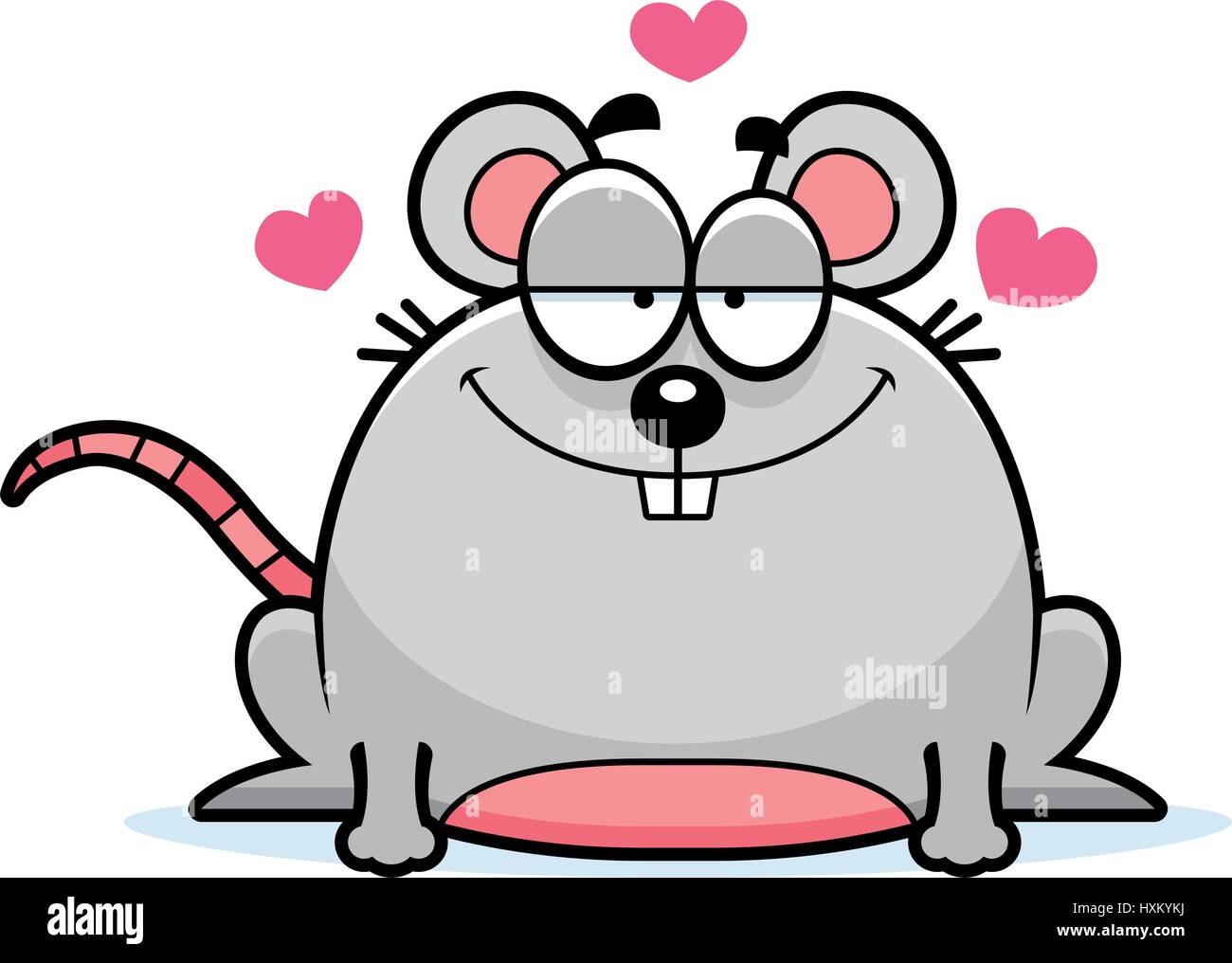A cartoon illustration of a mouse in love Stock Vector Image & Art - Alamy