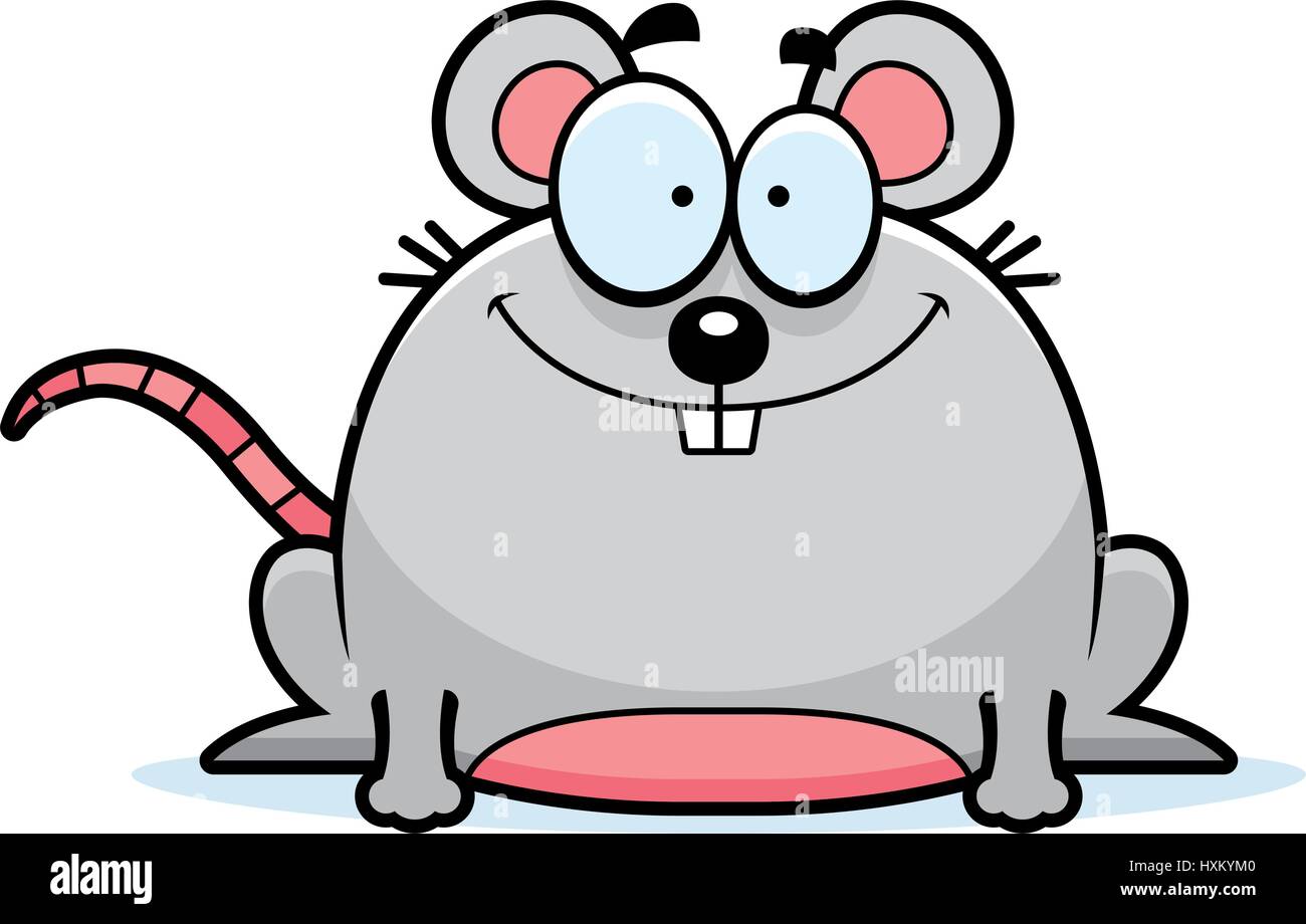 A cartoon illustration of a mouse smiling Stock Vector Image & Art - Alamy