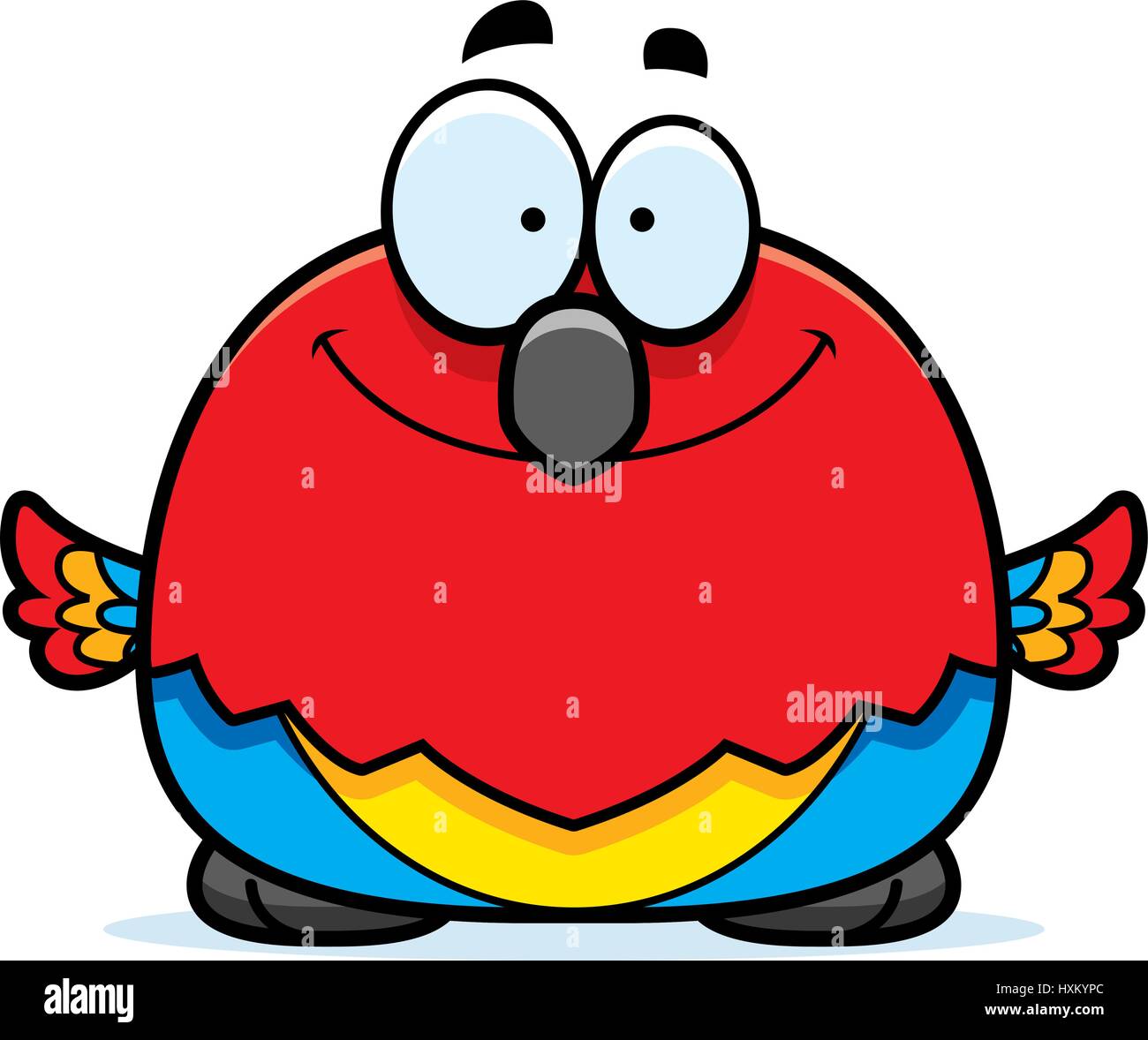 A cartoon illustration of a parrot smiling Stock Vector Image & Art - Alamy