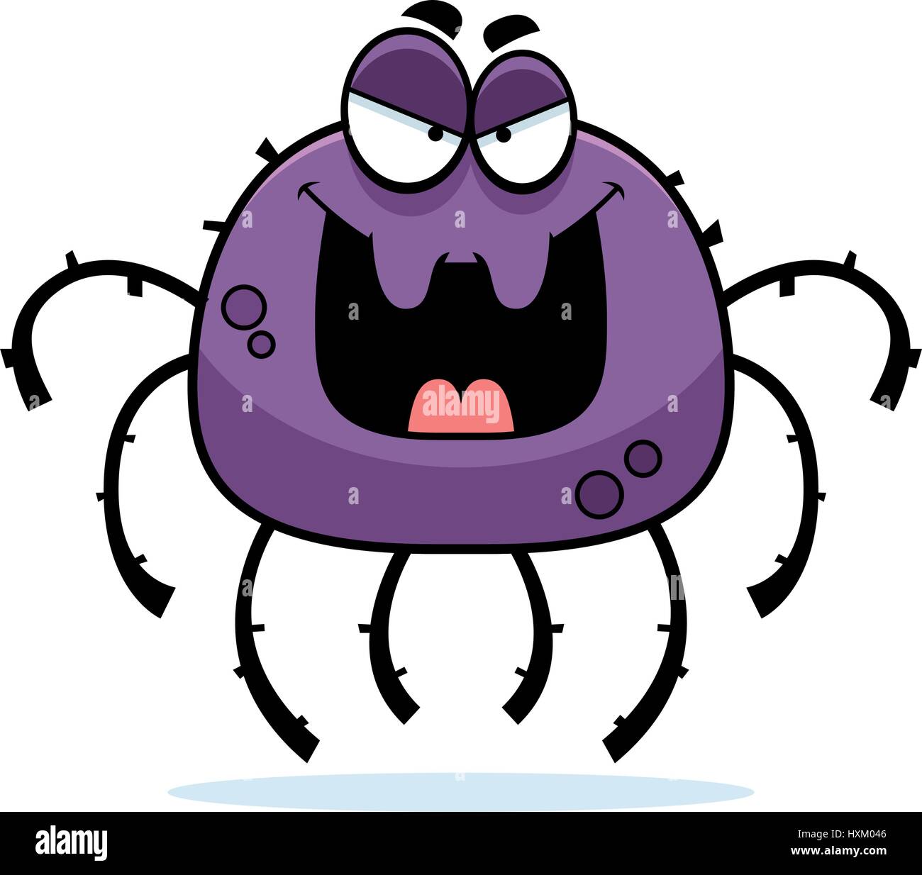 Angry spider Stock Vector Images - Alamy
