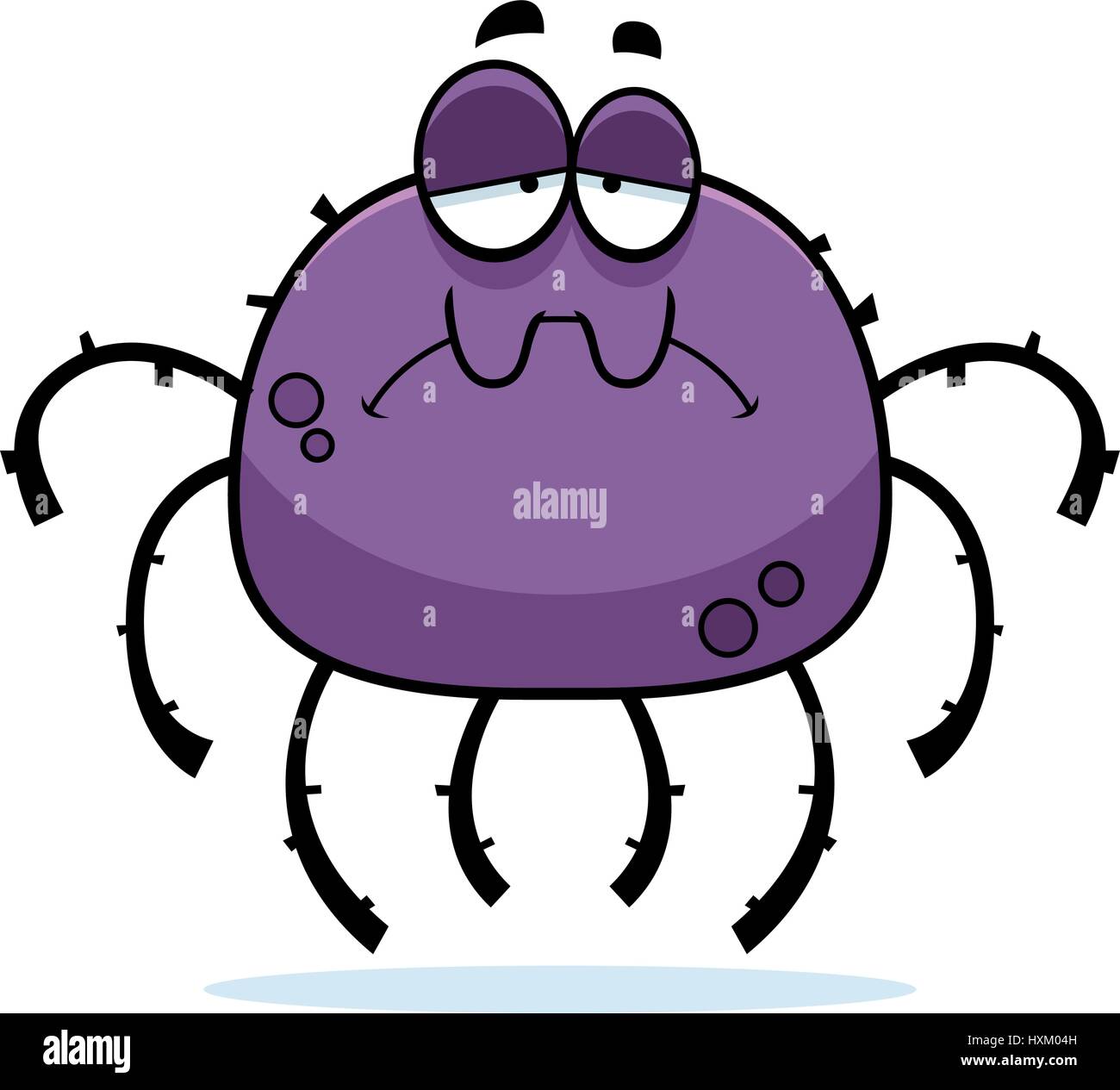 A cartoon illustration of a spider looking sad Stock Vector Image & Art ...