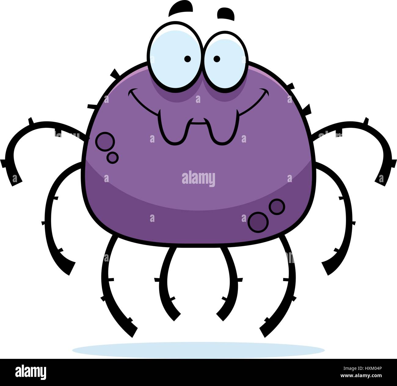 A cartoon illustration of a spider smiling Stock Vector Image & Art - Alamy