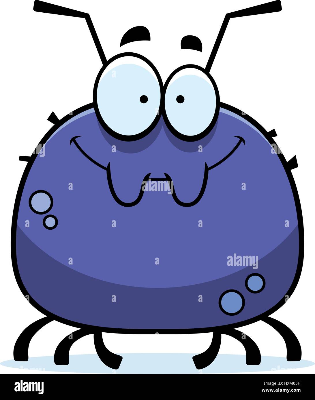 A cartoon illustration of a tick smiling Stock Vector Image & Art - Alamy