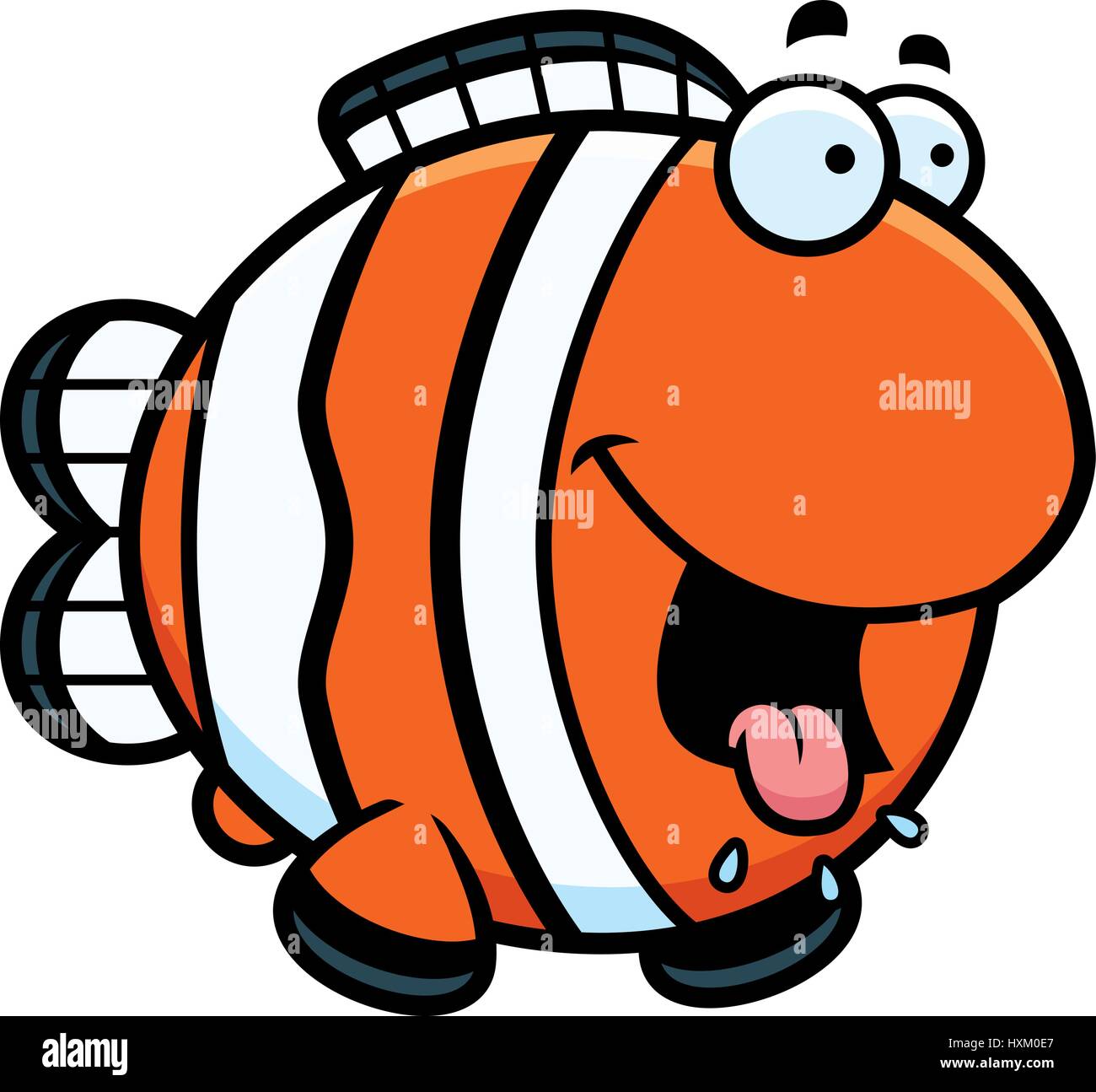 Cartoon illustration fish looking hungry hi-res stock photography and ...
