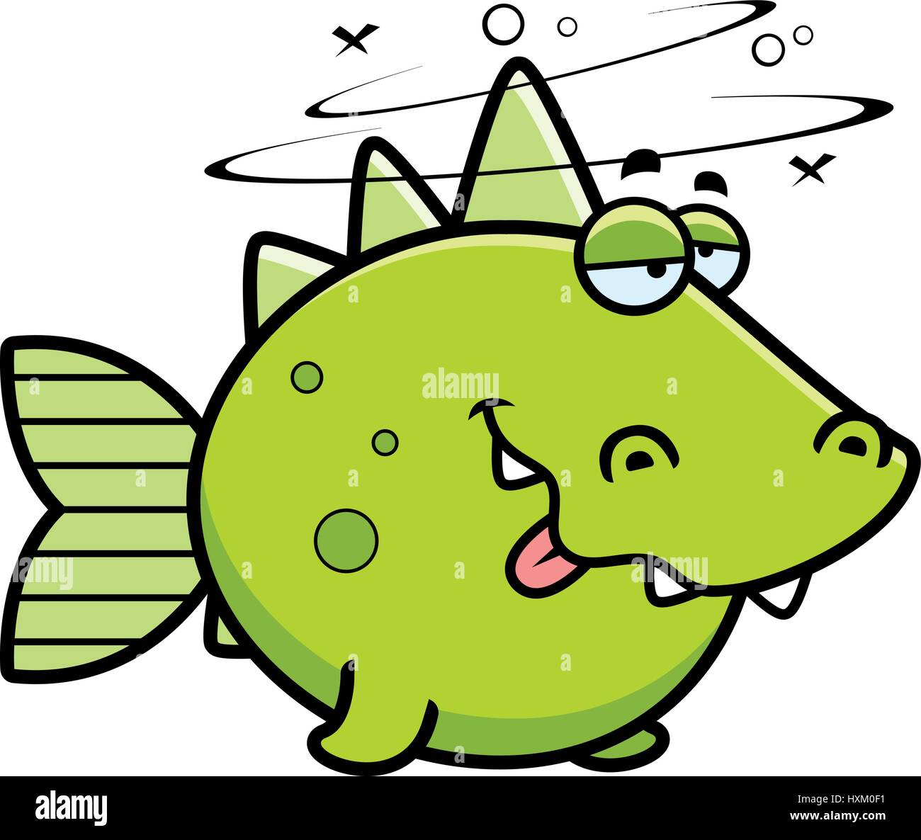 Sick Fish Stock Vector Images - Alamy