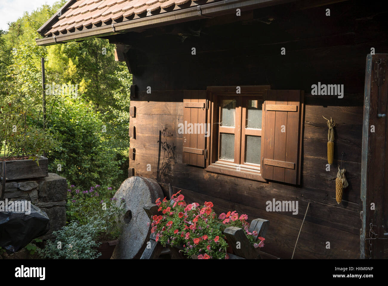Rustic European Village Buildings Stock Photo - Alamy