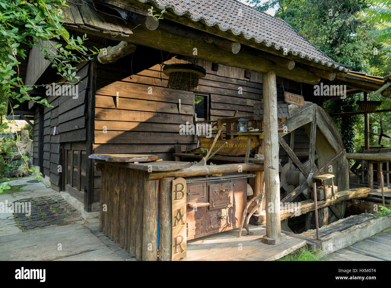 Rustic European Village Buildings Stock Photo - Alamy
