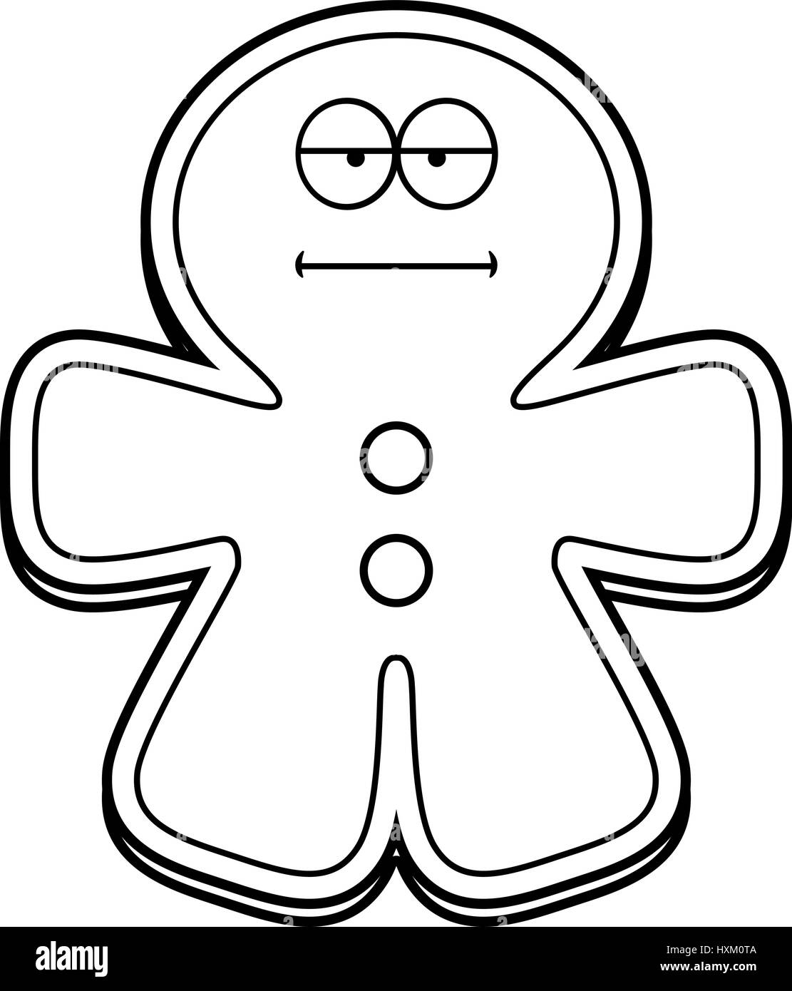 Gingerbread man clipart Black and White Stock Photos & Images - Alamy