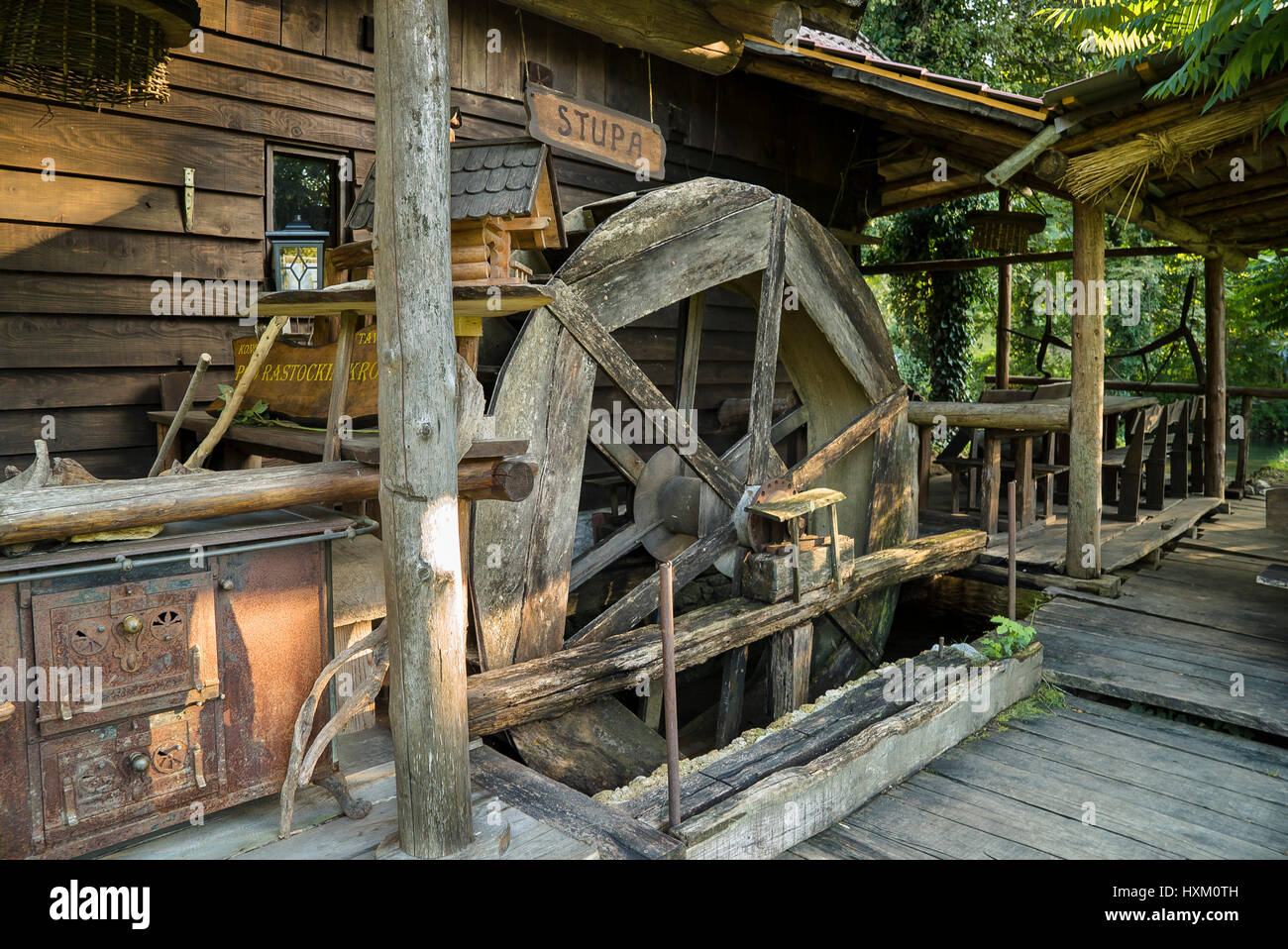 Rustic European Village Buildings Stock Photo - Alamy