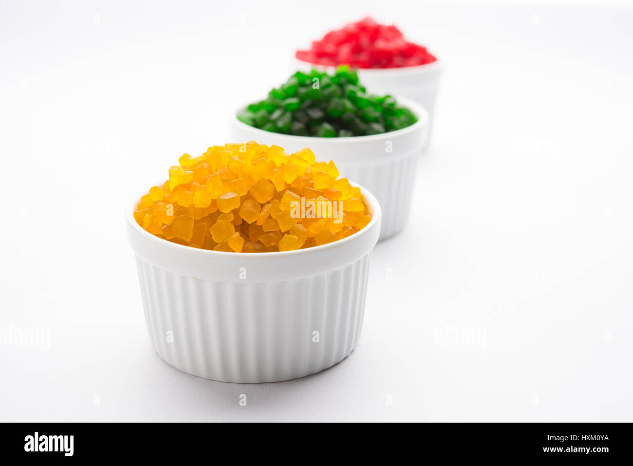 Sweet Fruit Candy Also Know As tutti-frutti, Candied Fruits served in a ...