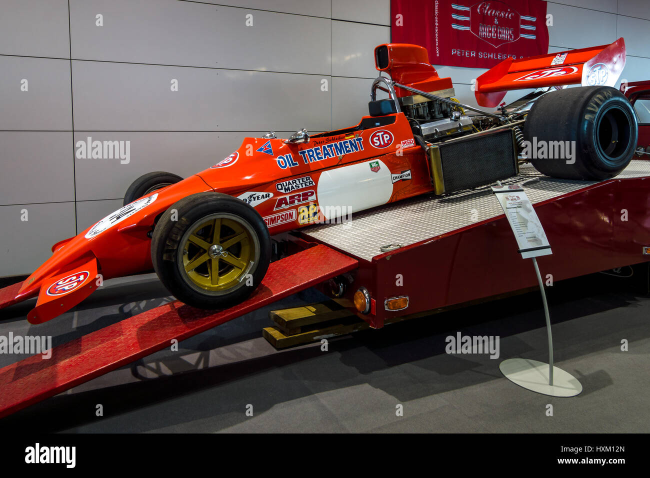 STUTTGART, GERMANY - MARCH 02, 2017: Racing car March 73A F5000, 1973 ...