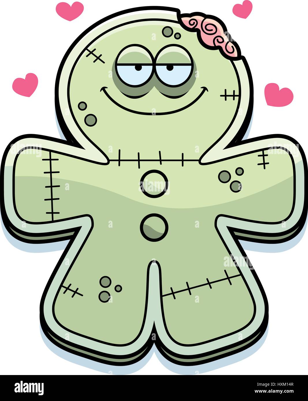 Cute Cartoon Zombie Love