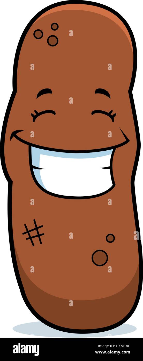 A cartoon illustration of a piece of poop smiling Stock Vector Image ...