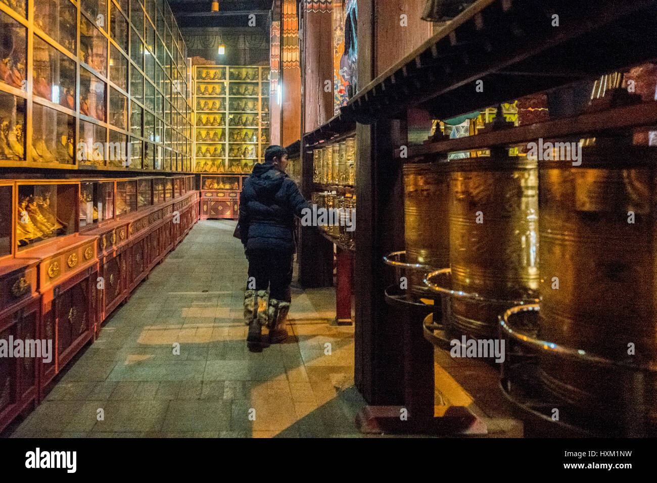 Morning chants and prayers at Buddhist Temple in Ulaanbaatar, Mongolia ...