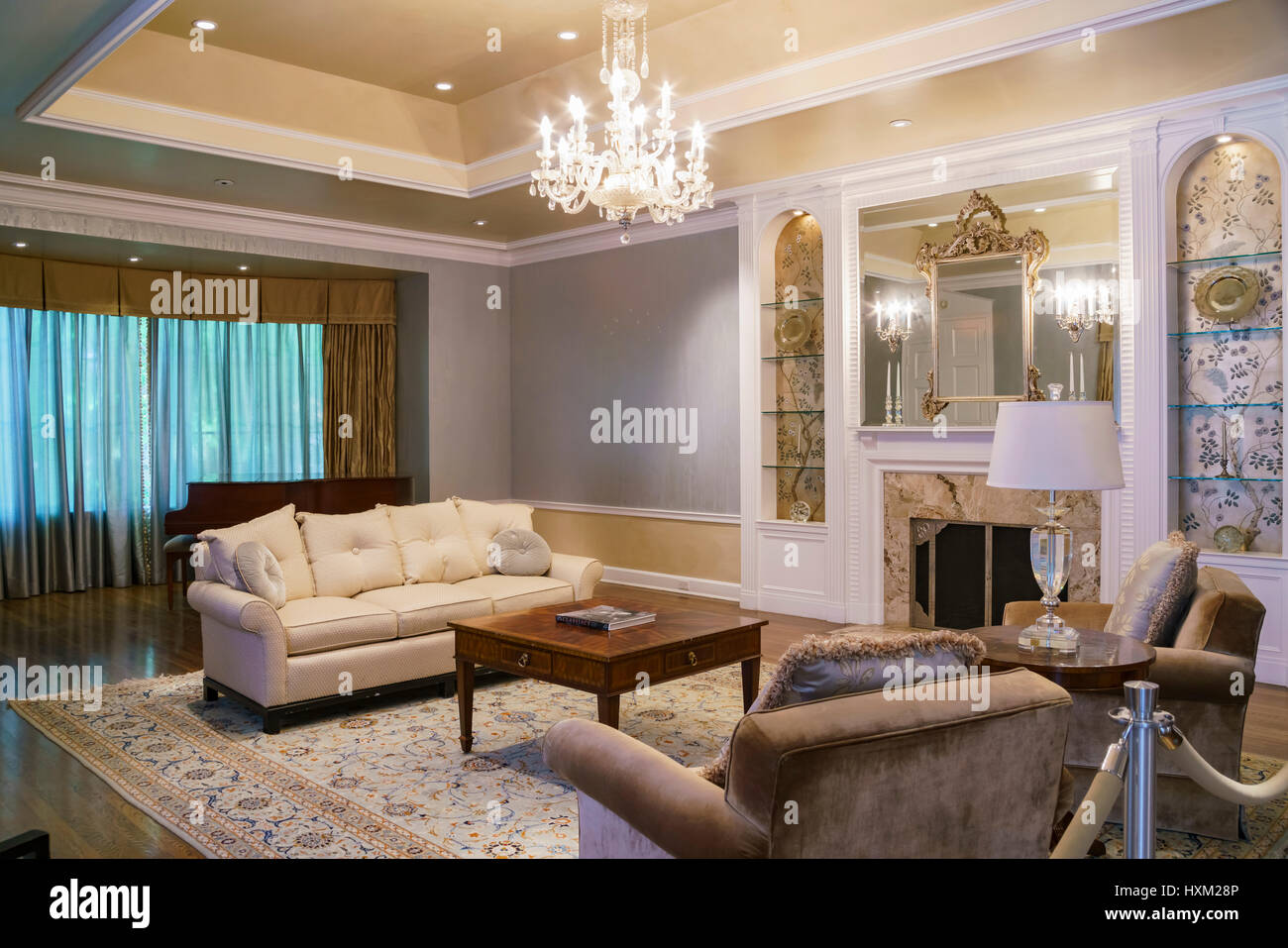 Los Angeles, MAR 23: Interior view of the famous Boddy House in ...