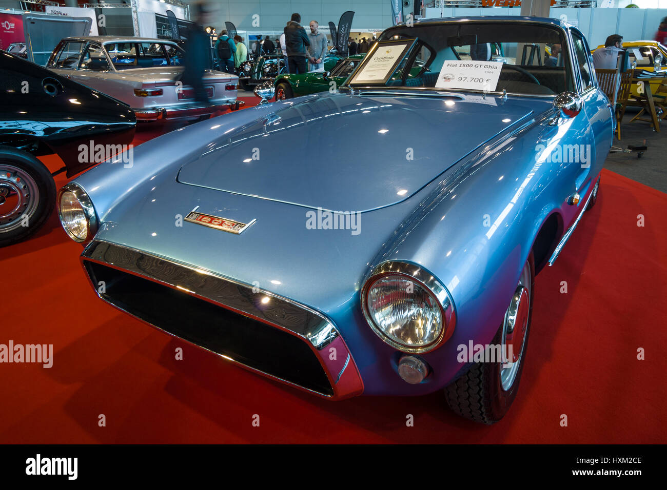 STUTTGART, GERMANY - MARCH 02, 2017: Sports car Fiat 1500 GT Ghia, 1964 ...