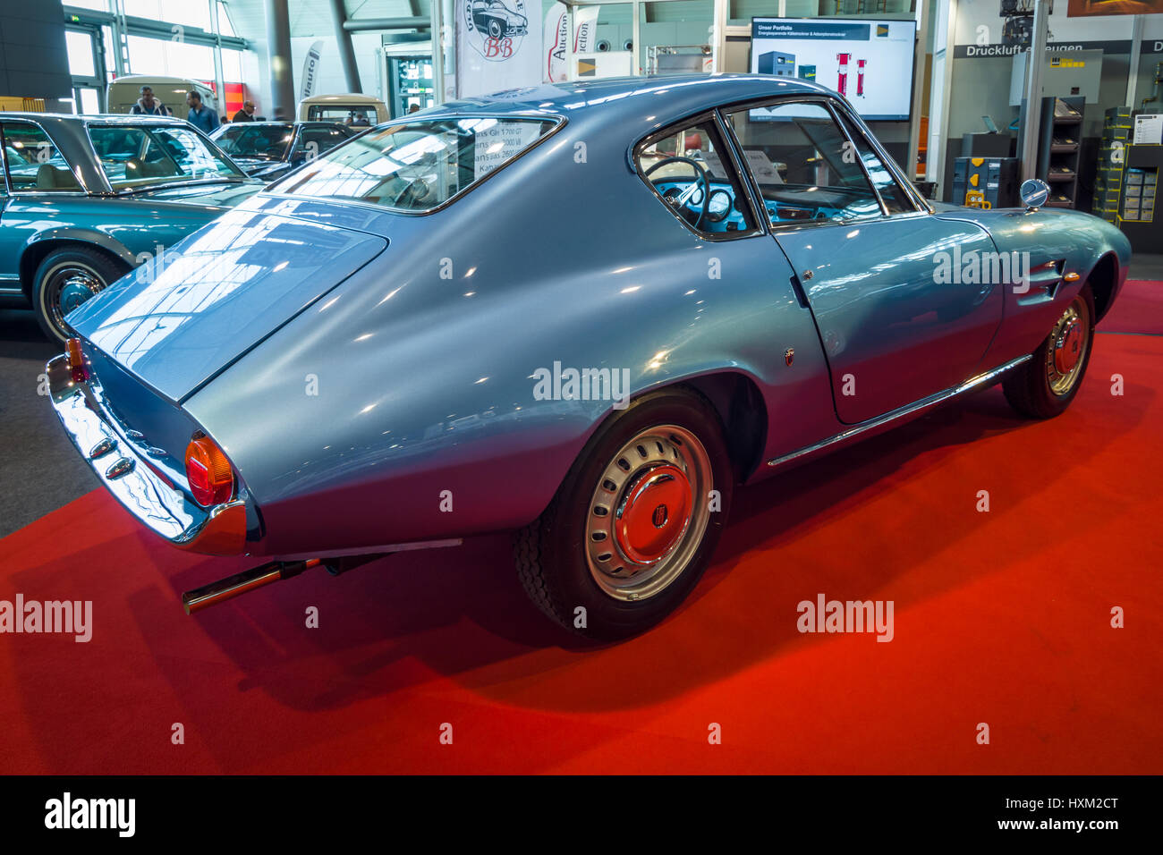 STUTTGART, GERMANY - MARCH 02, 2017: Sports car Fiat 1500 GT Ghia, 1964 ...