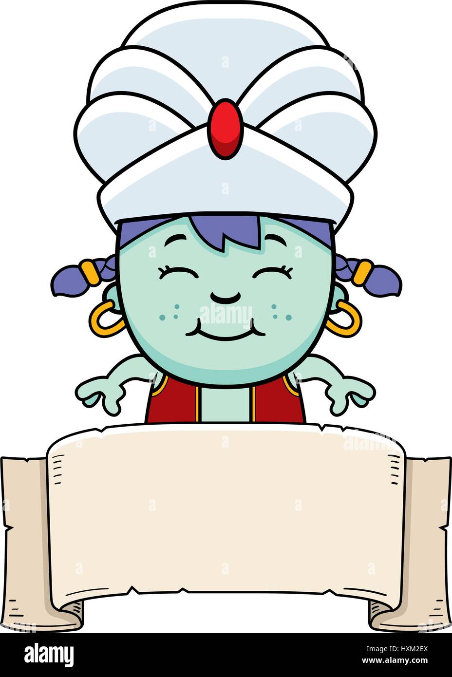 Genie child Stock Vector Images - Alamy